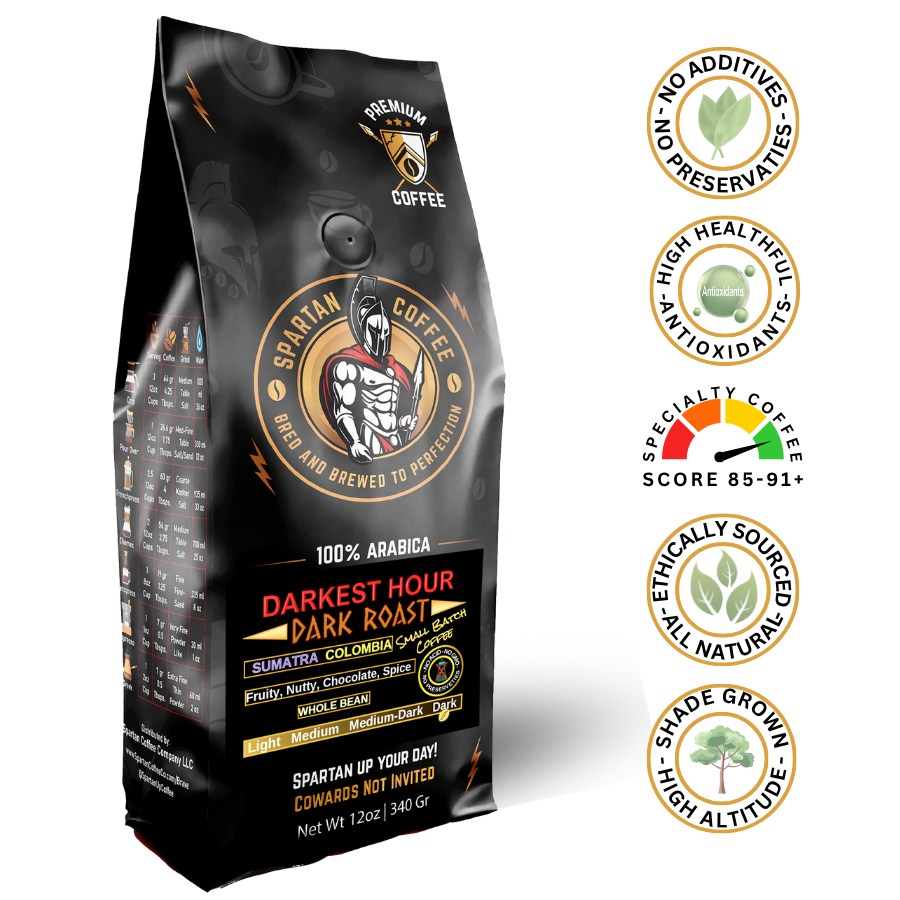 Strong Coffee | High-Caffeine Warrior Blends by Spartan Coffee